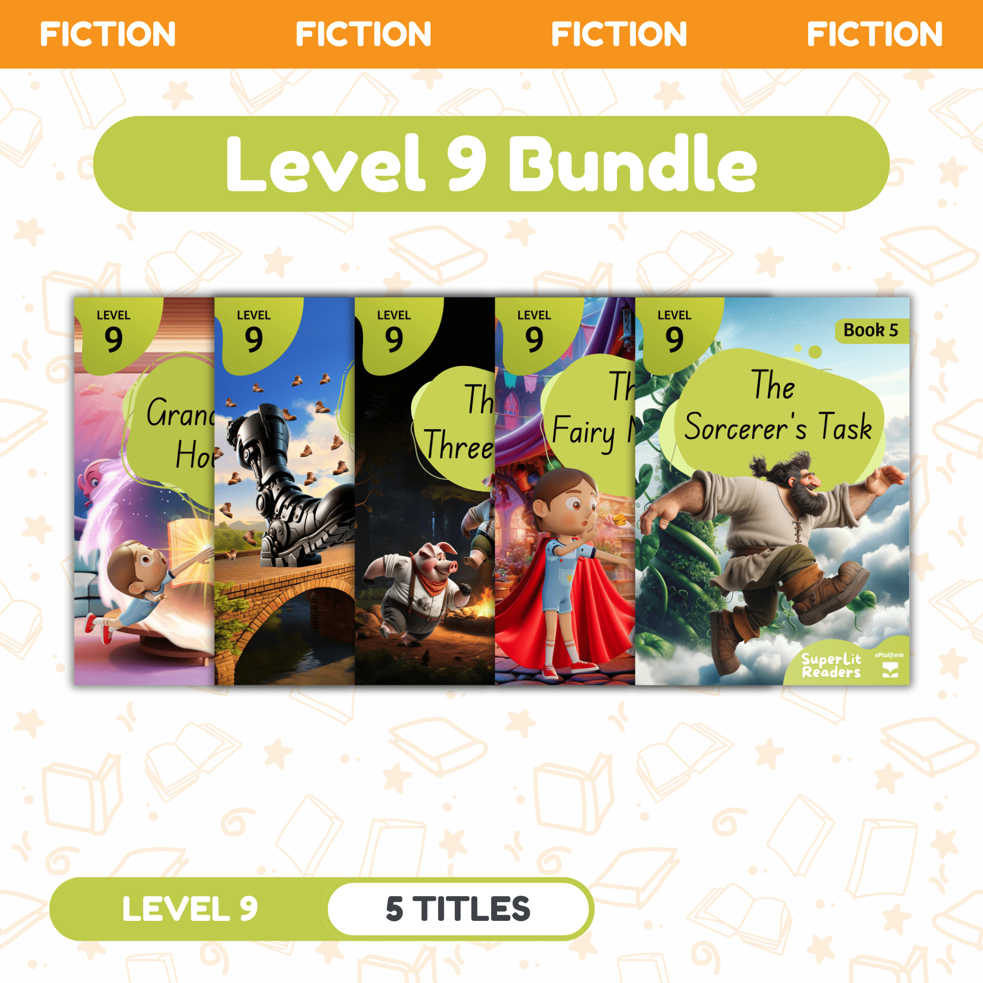Level 9 Fiction Bundle – SuperLit Readers by ePlatform