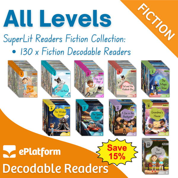 Fiction All Levels Bundle | Decodable Readers – SuperLit Readers by ...